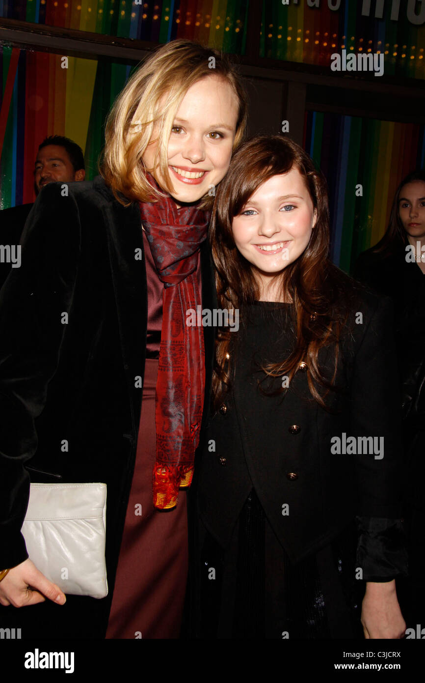 Alison Pill and Abigail Breslin Opening night of the classic Broadway ...