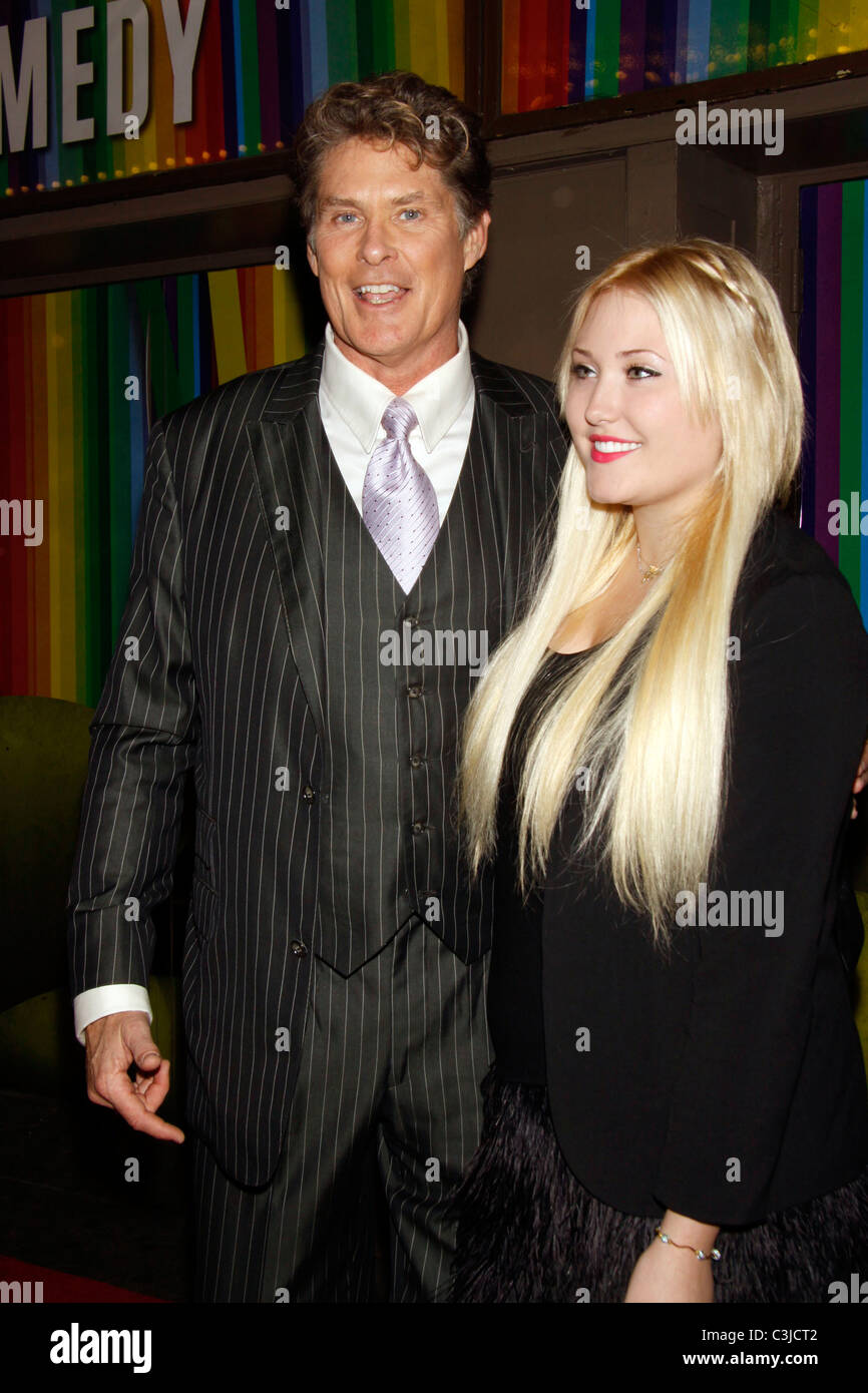 David Hasselhoff and Hayley Amber Hasselhoff Opening night of the ...