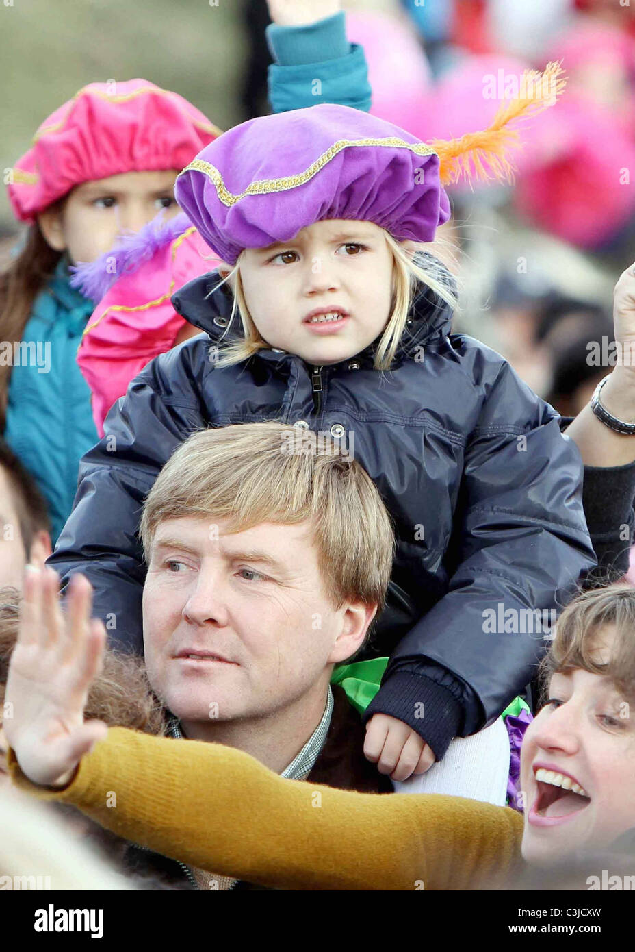 Dutch Prince Willem-Alexander and Princess Ariane attend the arrival of ...