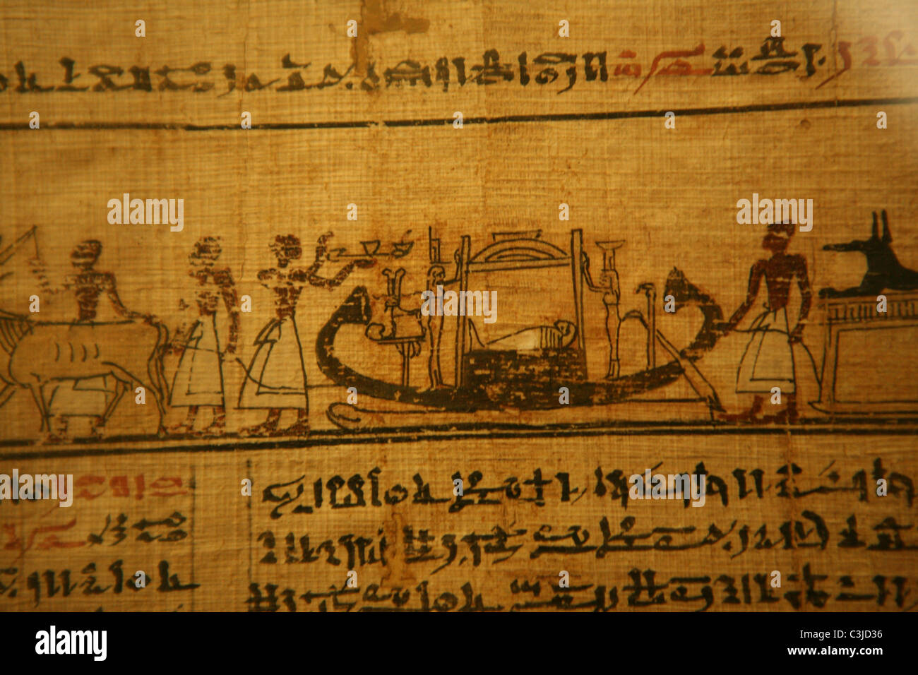 Ancient Egyptian funeral texts Book of the Dead Stock Photo - Alamy