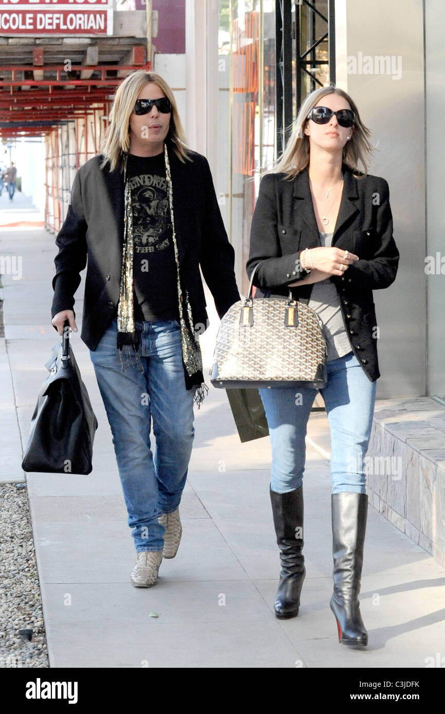 Steven Cojocaru and Nicky Hilton shopping at Mayfair House on Beverly ...