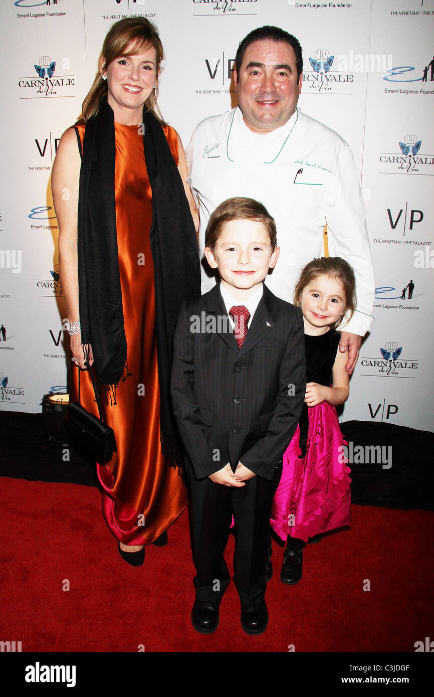 Emeril Lagasse, Alden Lagasse, EJ, Meril Emeril Lagasse Foundation's ...