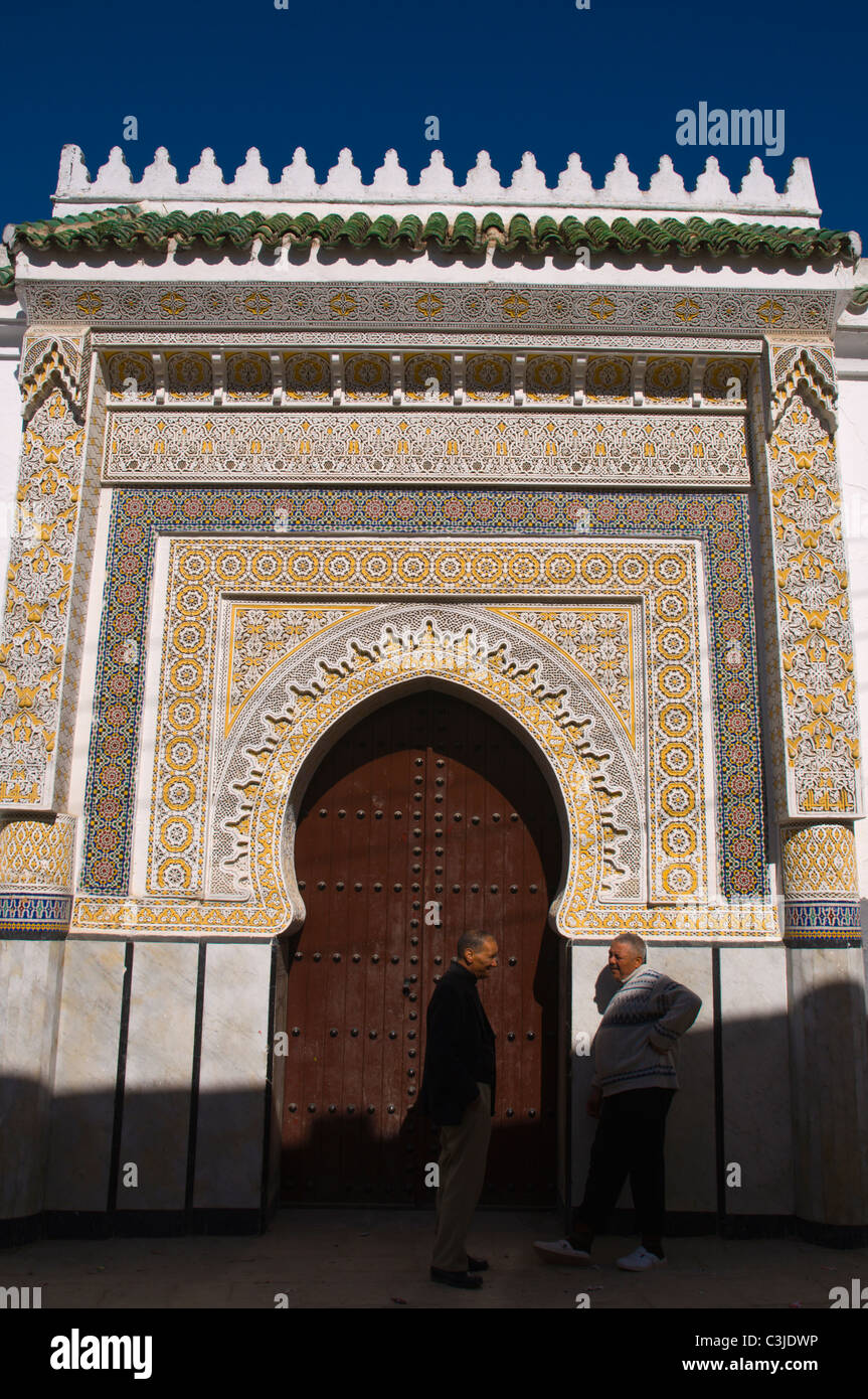 Place Moulay Abdallah square Mellah the old Jewish quarter central Fez ...