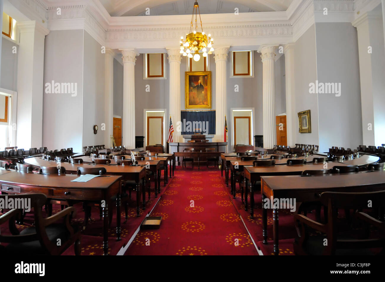 House of Represenatives State Capitol Building complex at Raleigh North ...