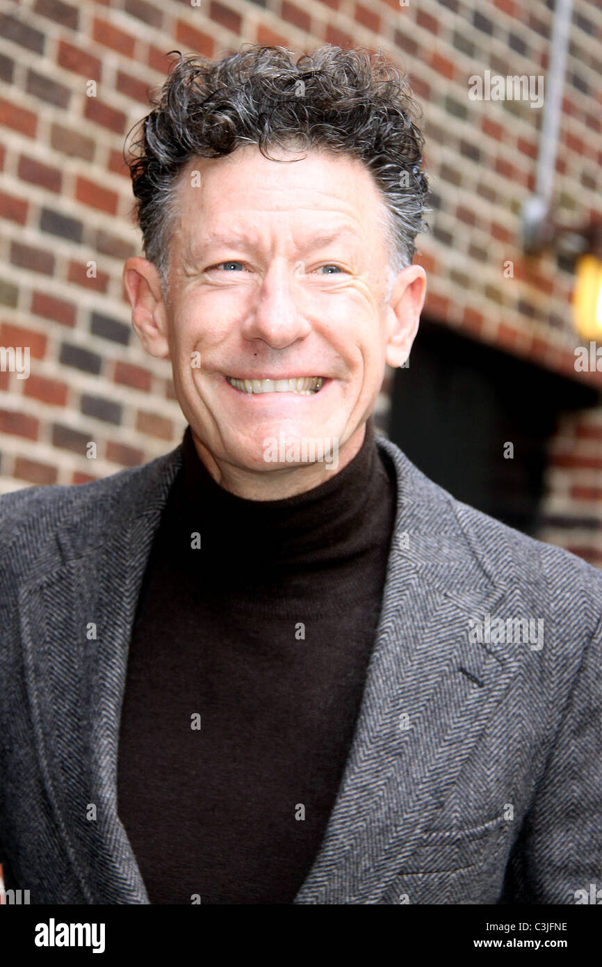 American singer-songwriter and actor Lyle Lovett outside the Ed ...