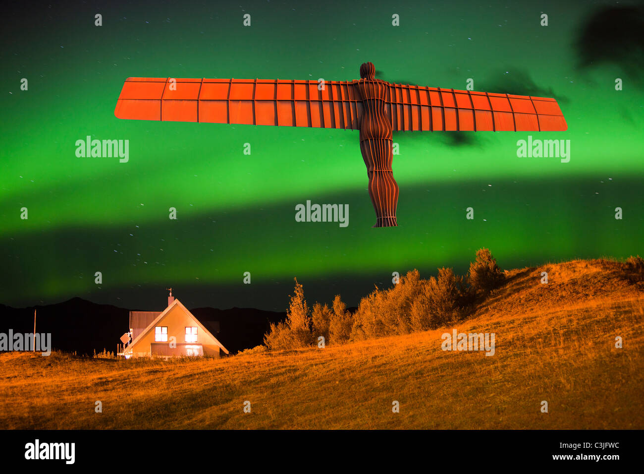 Flying angel sculpture hi-res stock photography and images - Alamy