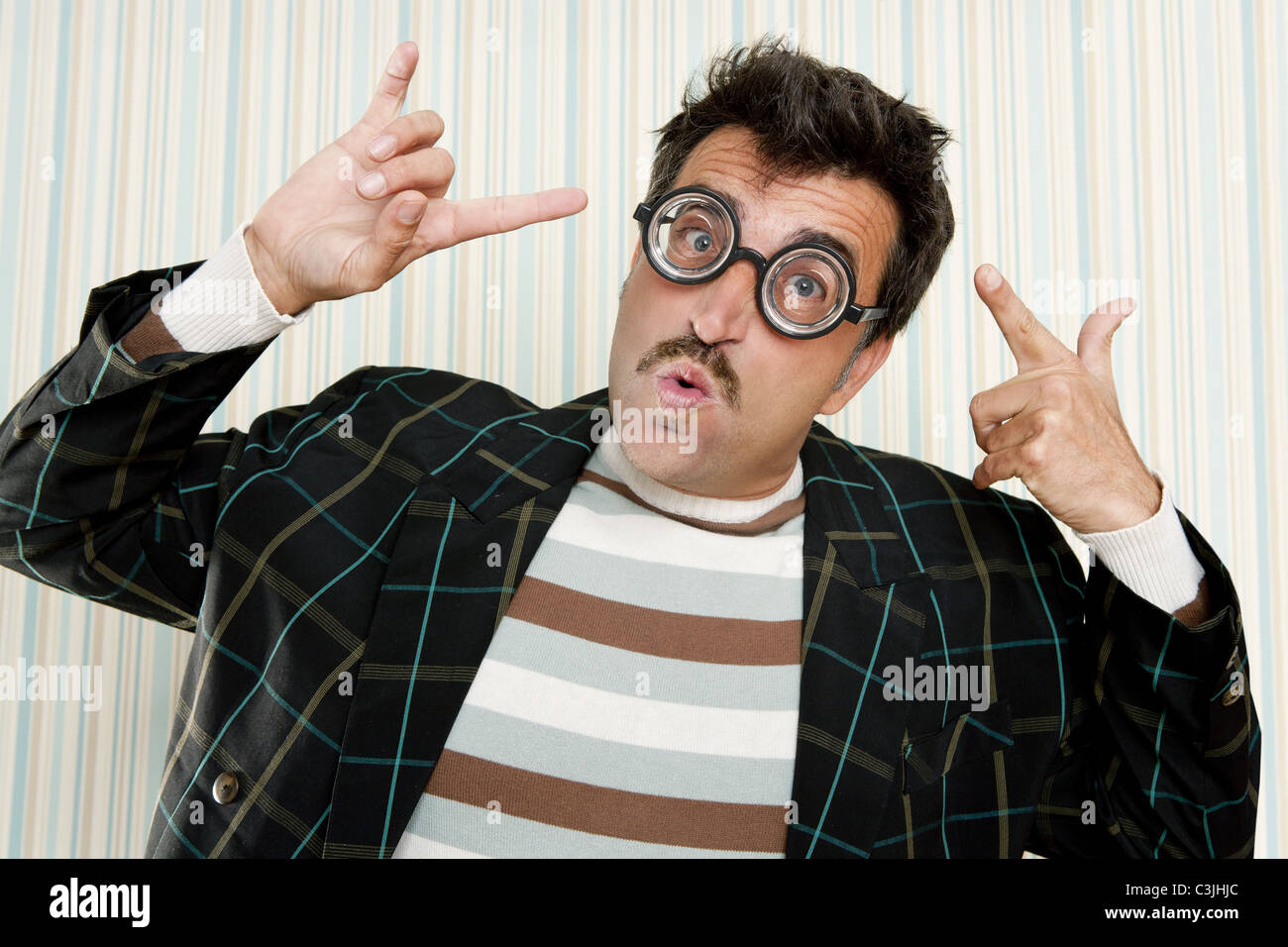 Myopic man humor hi-res stock photography and images - Alamy