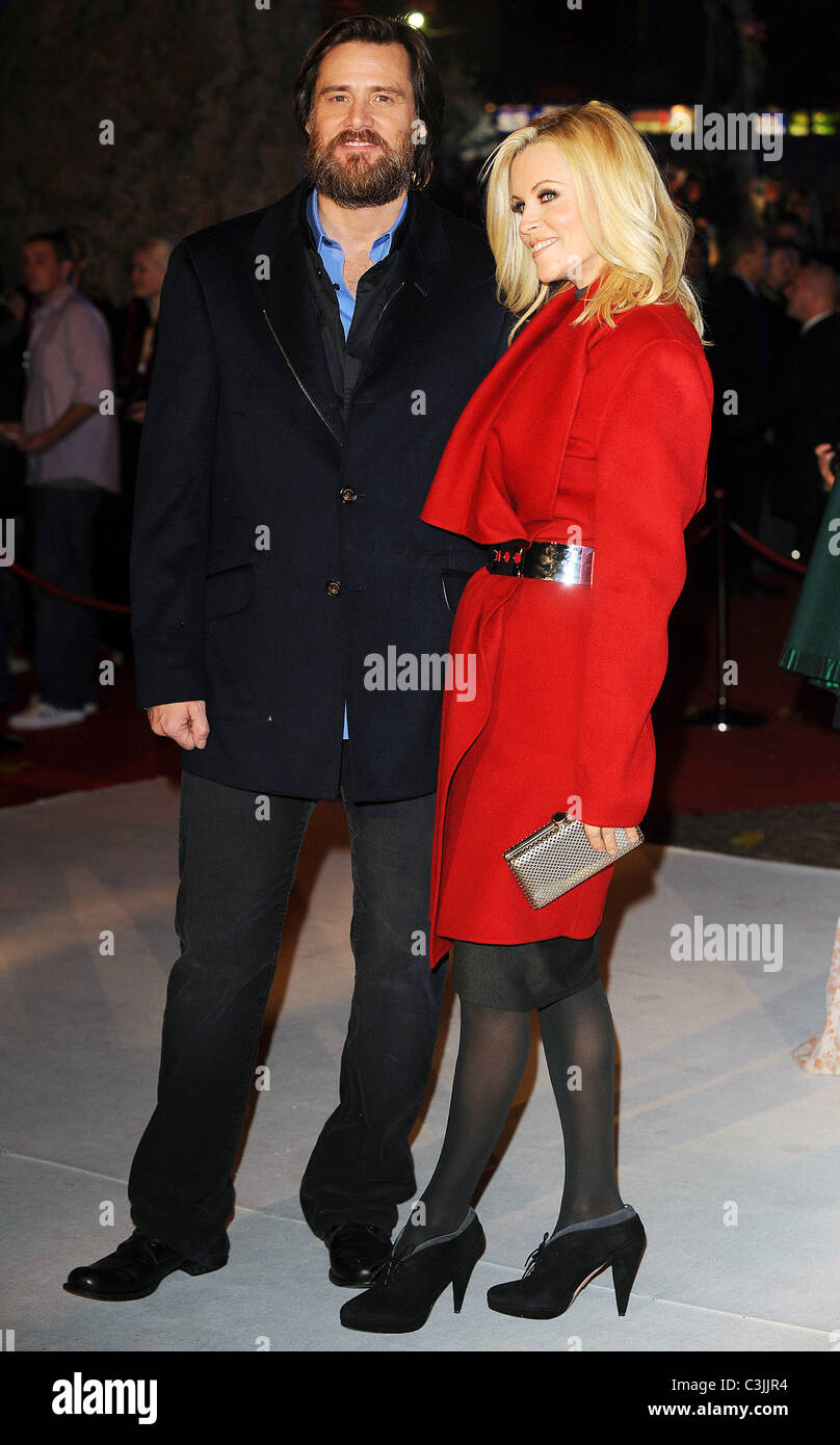 Jim Carrey And Jenny Mccarthy World Premiere Of A Christmas Carol