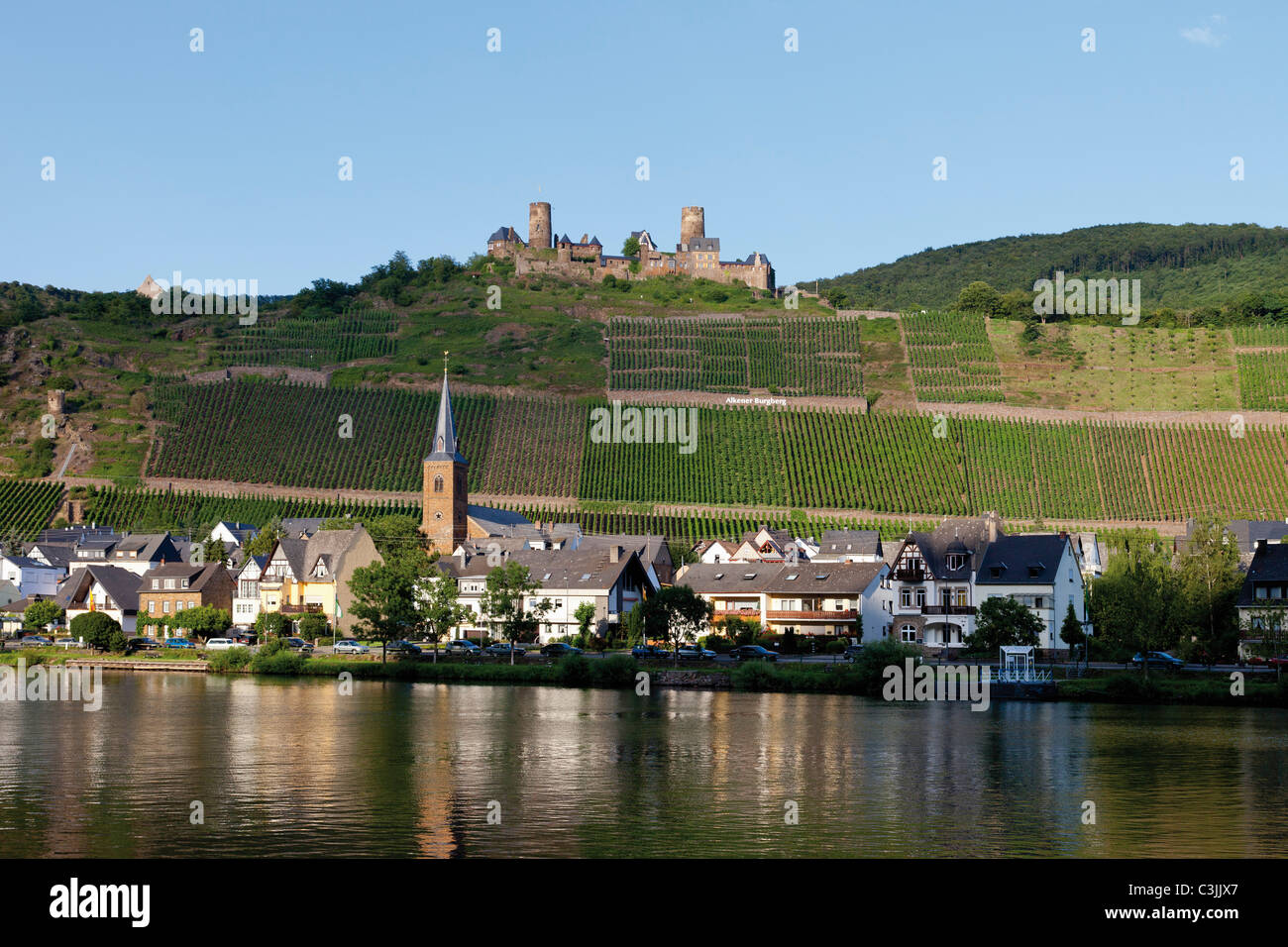 Europe, Germany, Rhineland-Palatinate, View of thurant castle by ...