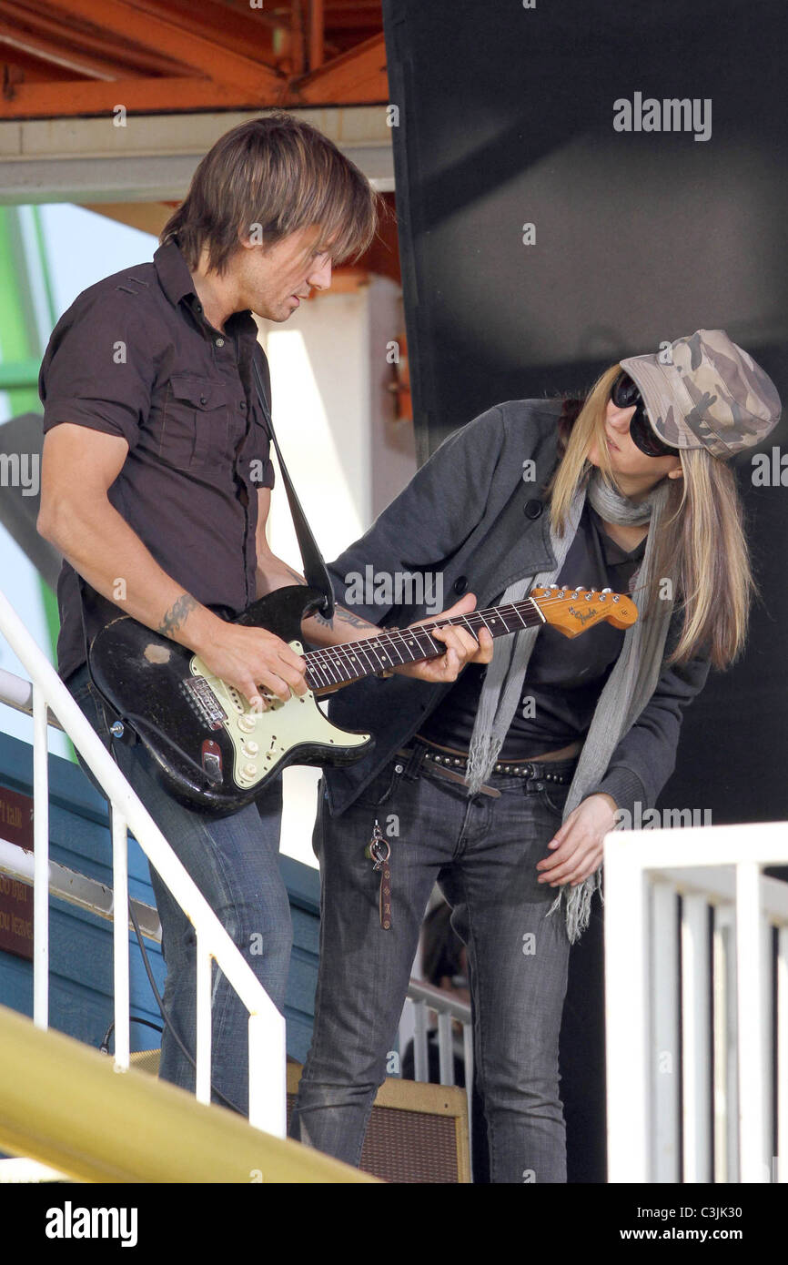 Keith Urban country music star on the set of his new music video in ...