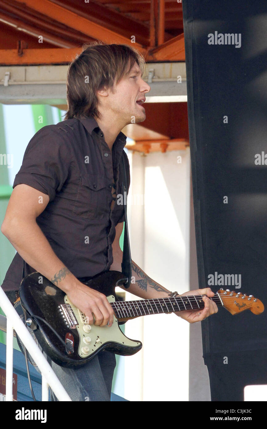 Keith Urban country music star on the set of his new music video in ...
