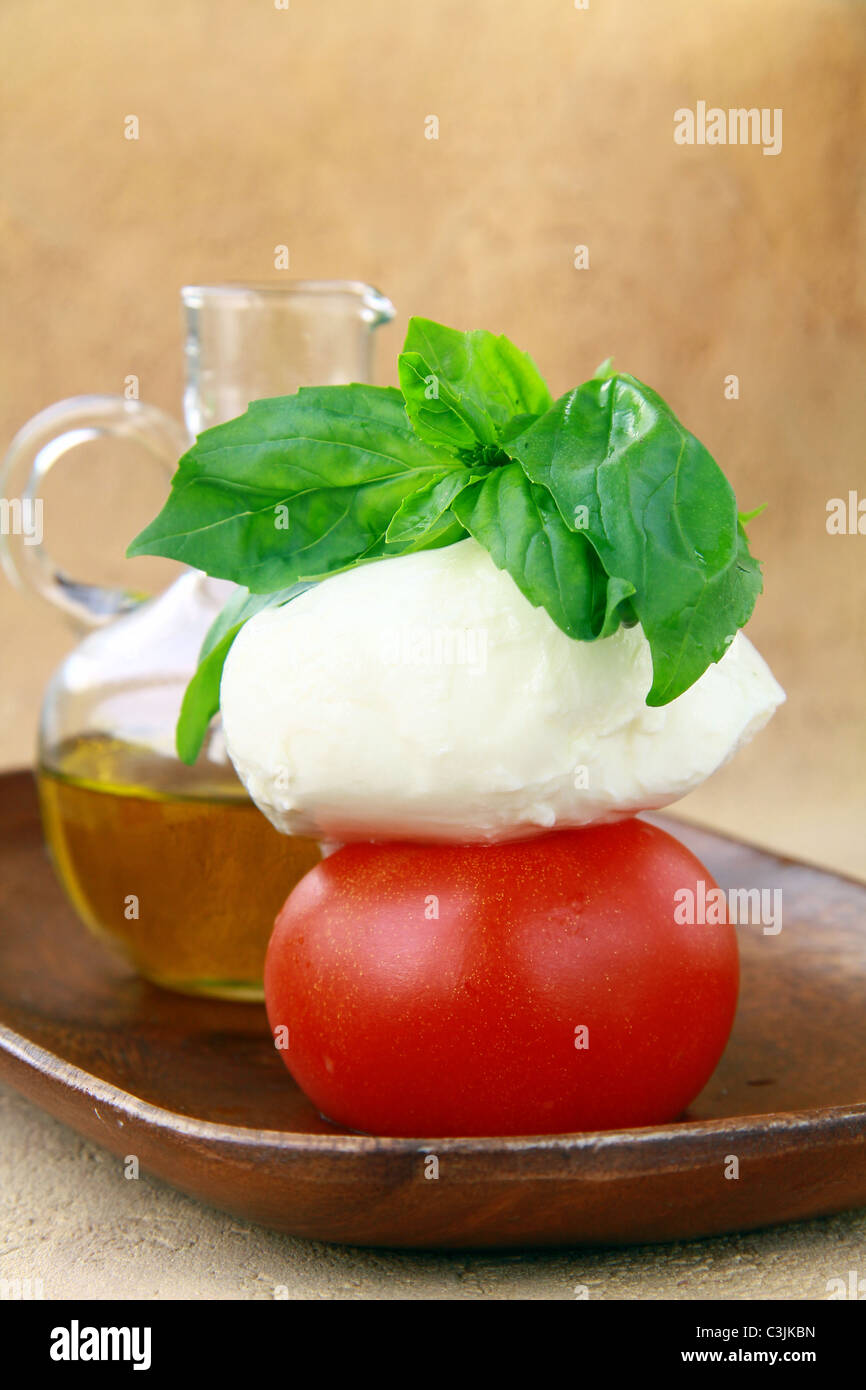 Light traditional caprese salad hi-res stock photography and images - Alamy
