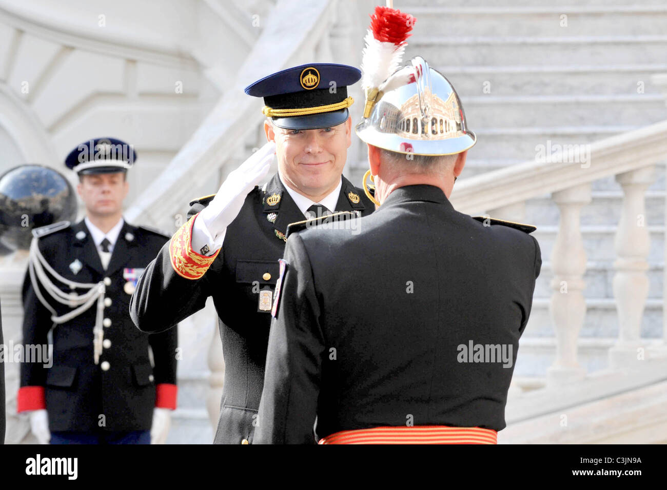 Prince Albert II of Monaco Monaco National Day celebrations - The Army ...