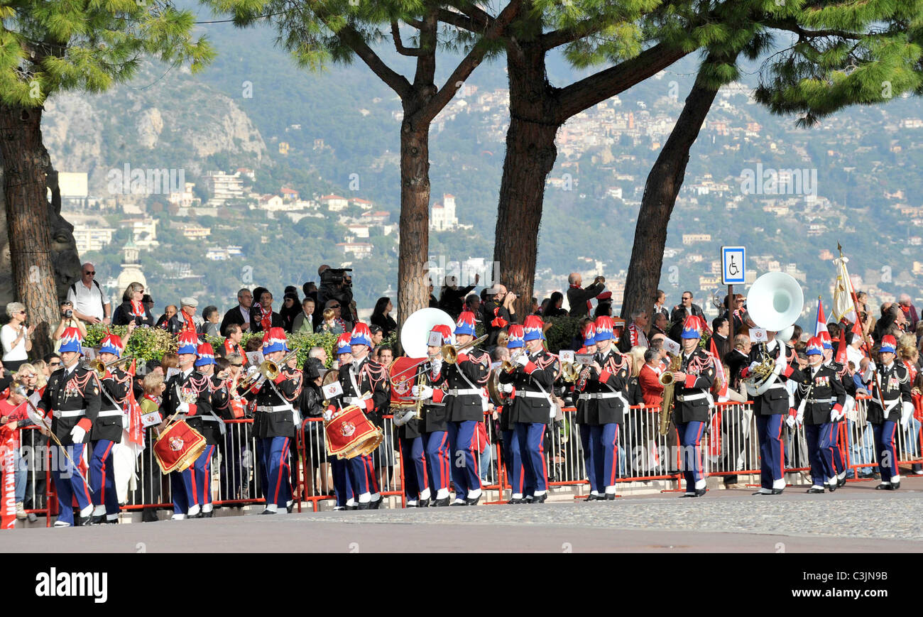 Atmosphere Monaco National Day celebrations - The Army Parade Monaco ...