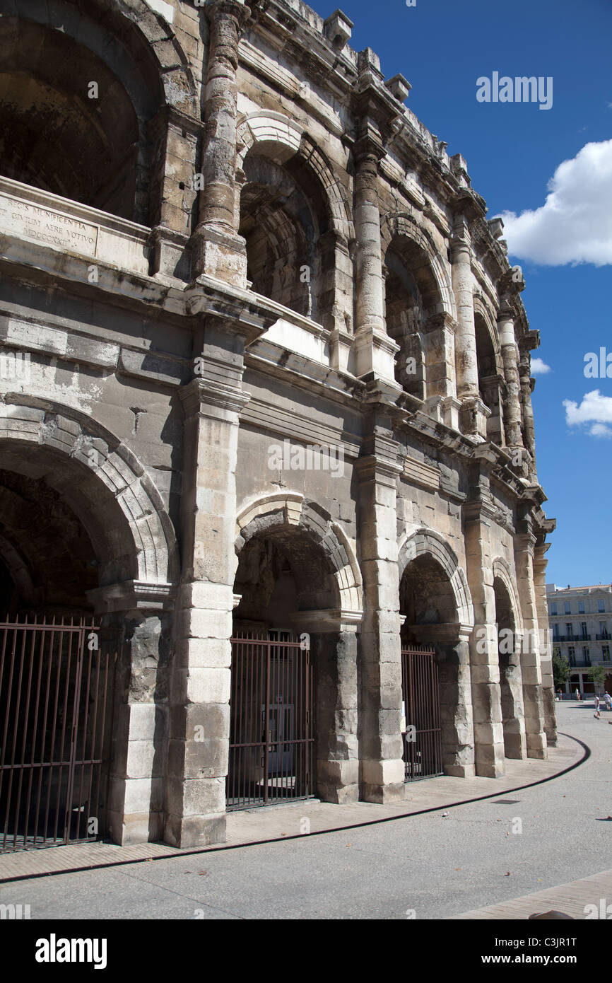The Roman Amphitheatre at Nîmes Stock Photo - Alamy
