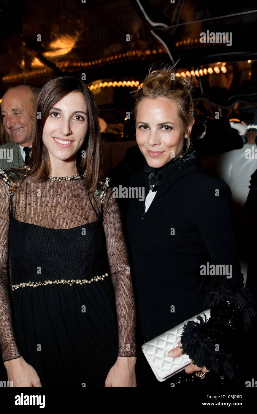 Samantha Traina and Maria Bello Re - opening of the Chanel San ...