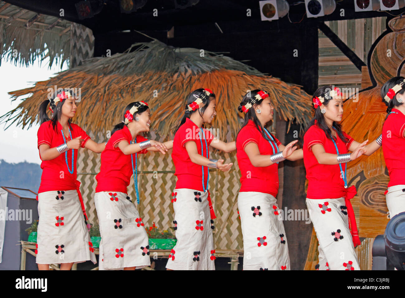 Nyishi tribes, women performing dance at Namdapha Eco Cultural Festival ...