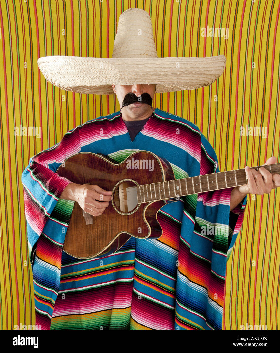 Mexican Sombrero Poncho