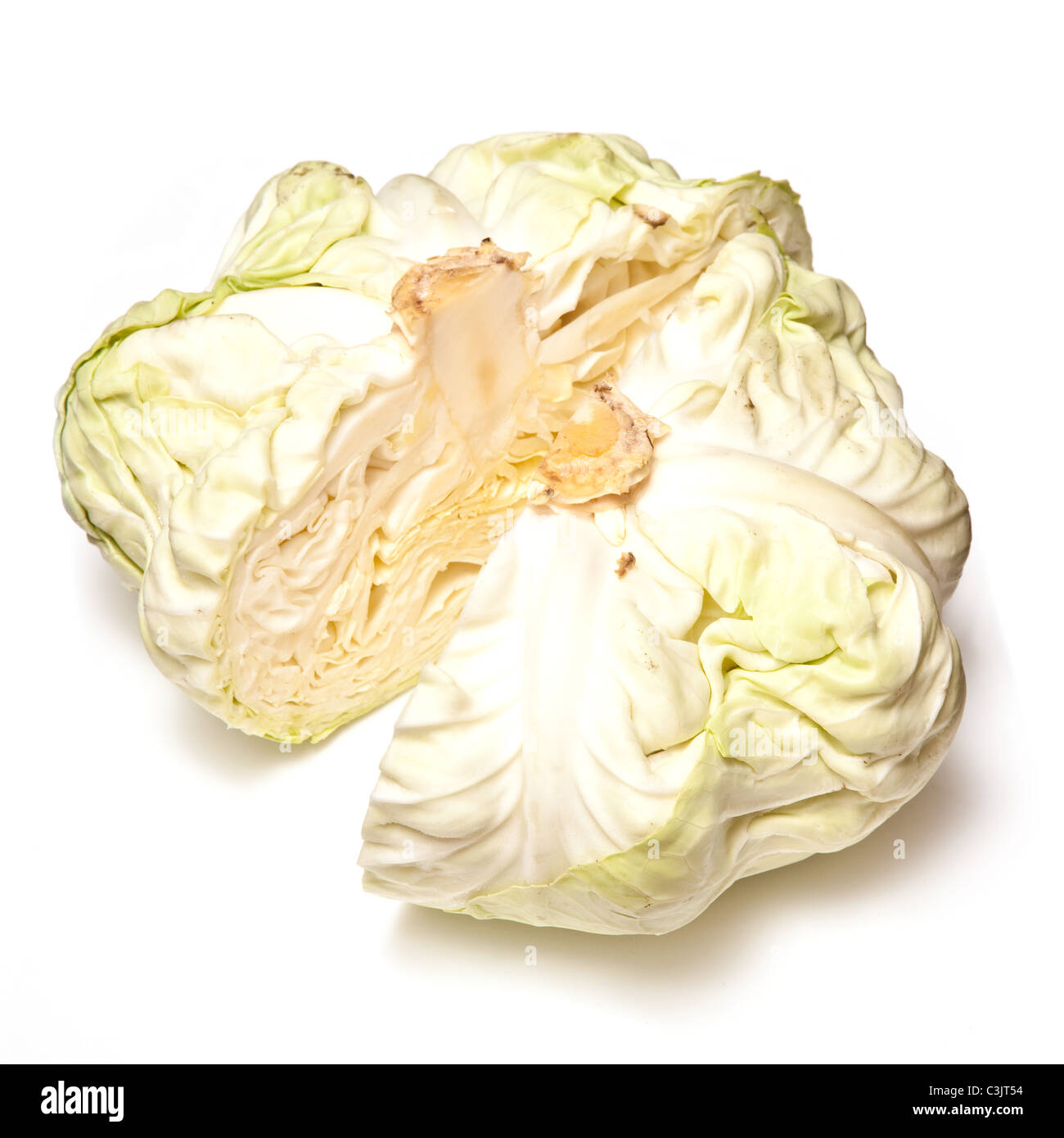 Turkish cabbage isolated on a white studio background Stock Photo - Alamy