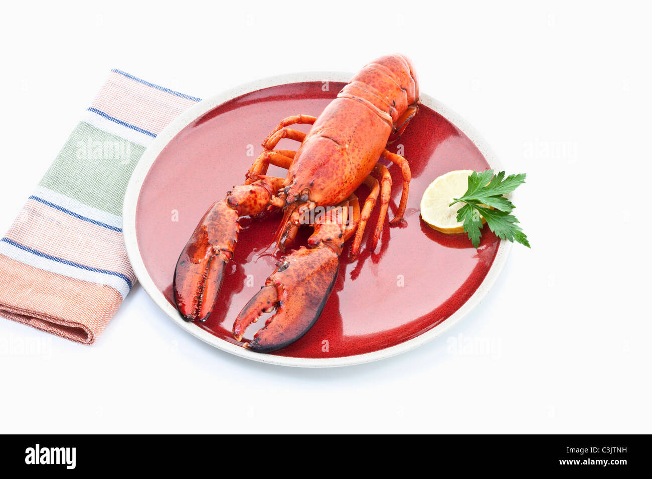 White plain plate on Cut Out Stock Images & Pictures - Alamy