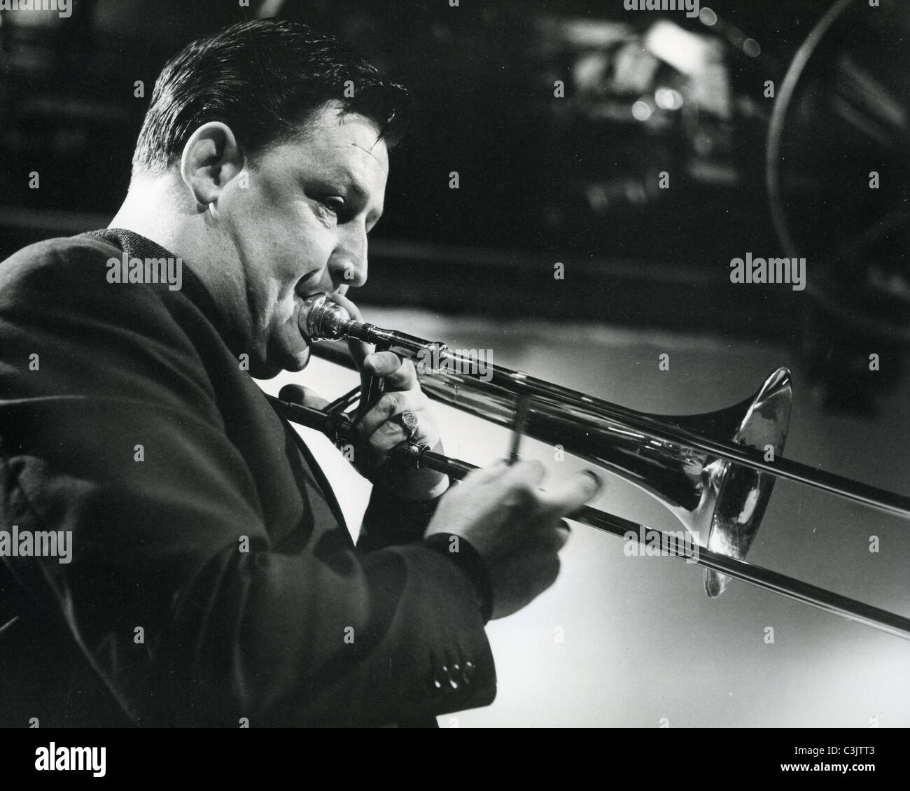 DON LANG (1925-1992) UK trombone player and singer Stock Photo - Alamy