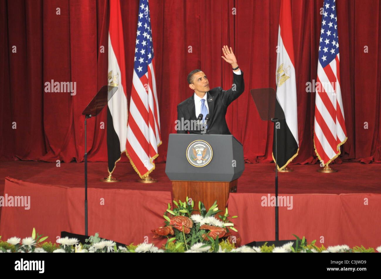 US President Barack Obama makes a major policy speech to the Islamic ...