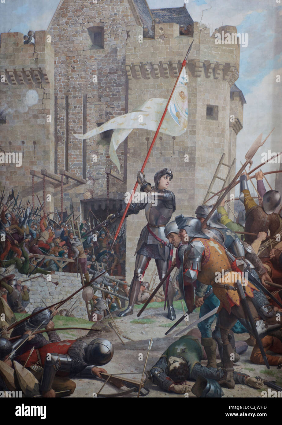 Joan of arc painting hi-res stock photography and images - Alamy