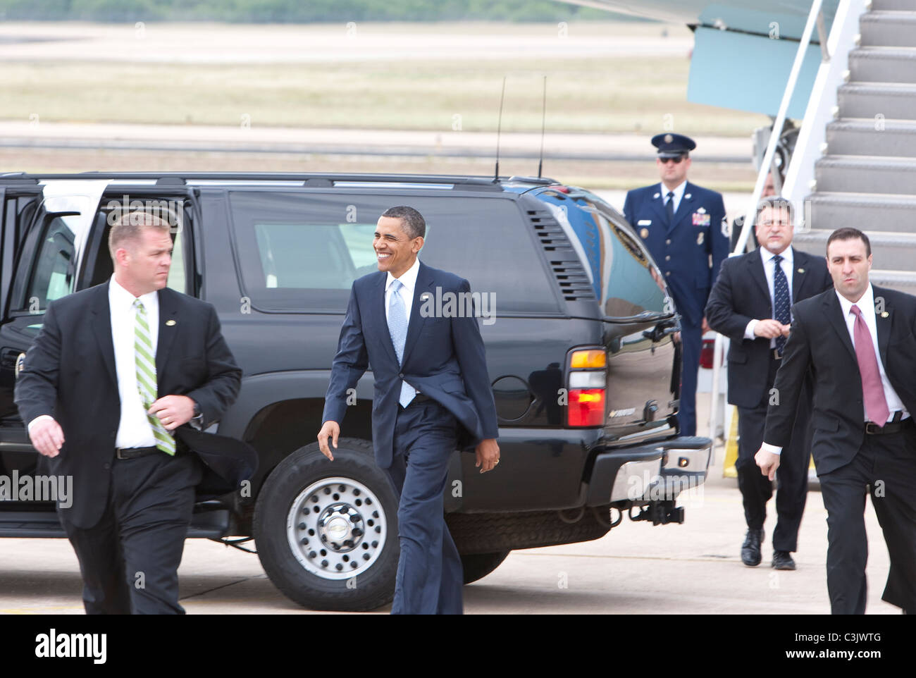Air Force One, the U.S. Air Force jet carrying the President of the ...