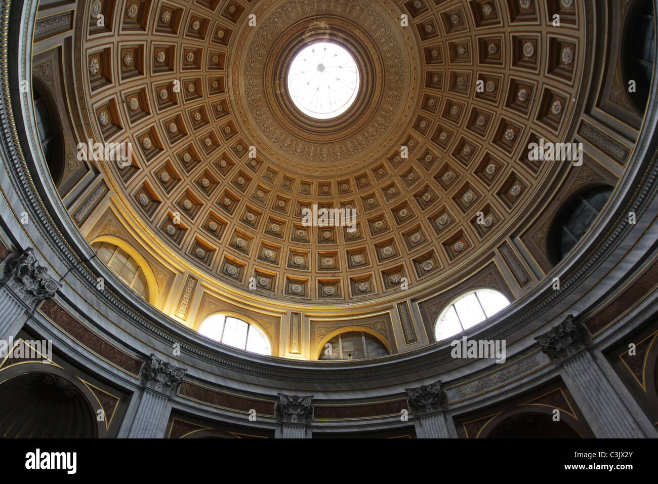 Rome, Italy - a cupola in the vatican museums Stock Photo - Alamy