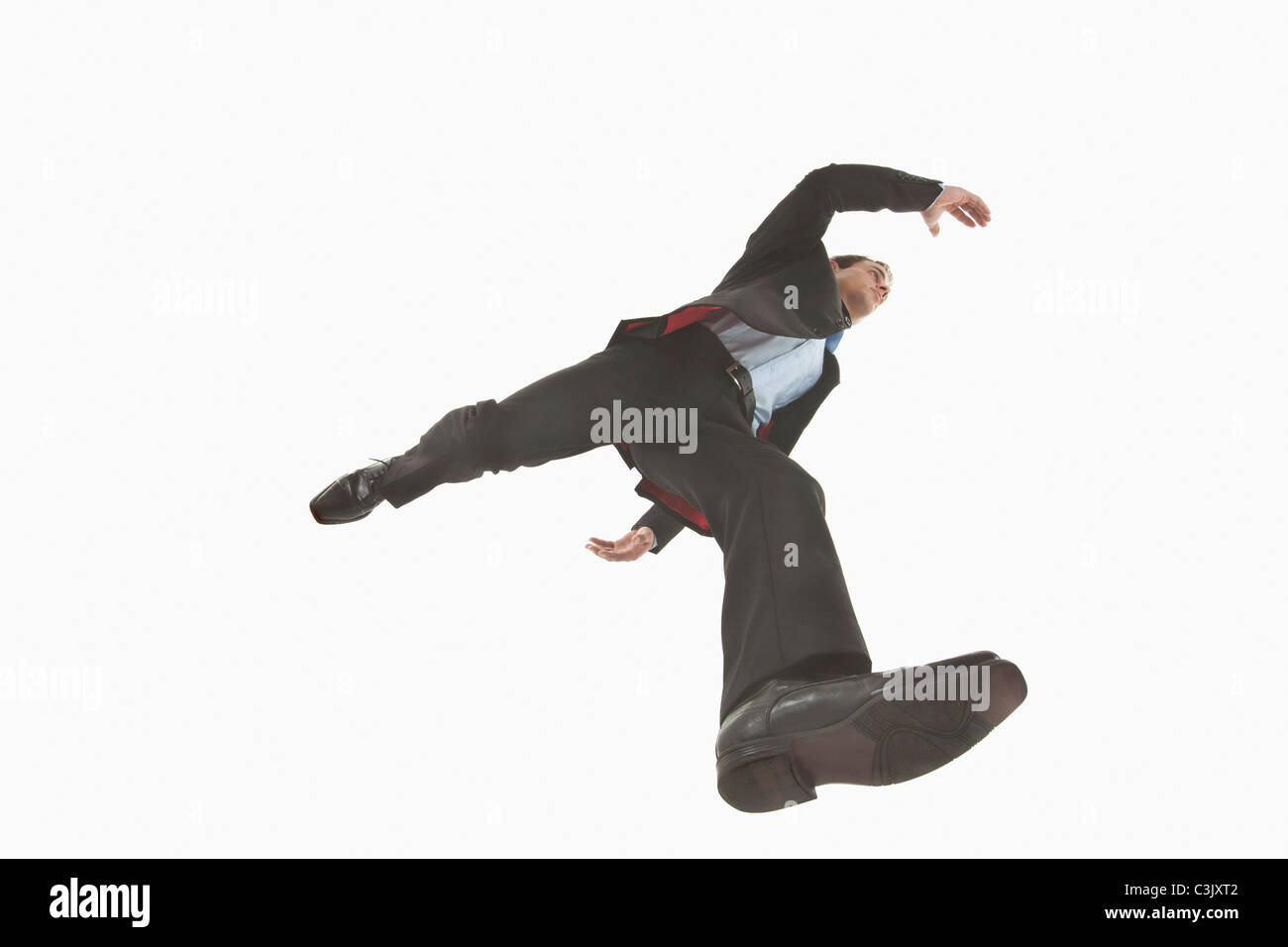 Businessman running suit hi-res stock photography and images - Alamy