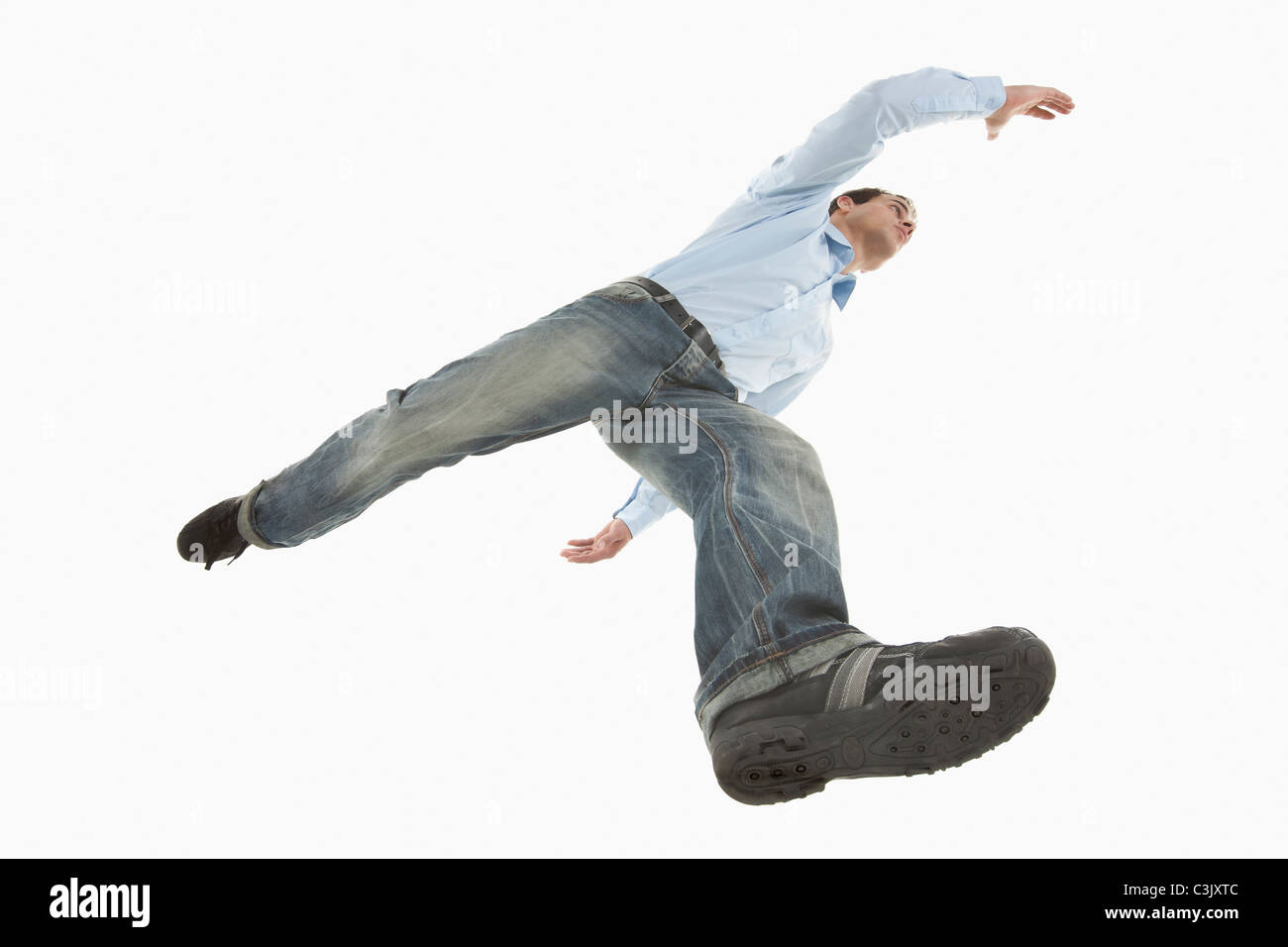 Studio shot of young man Cut Out Stock Images & Pictures - Alamy