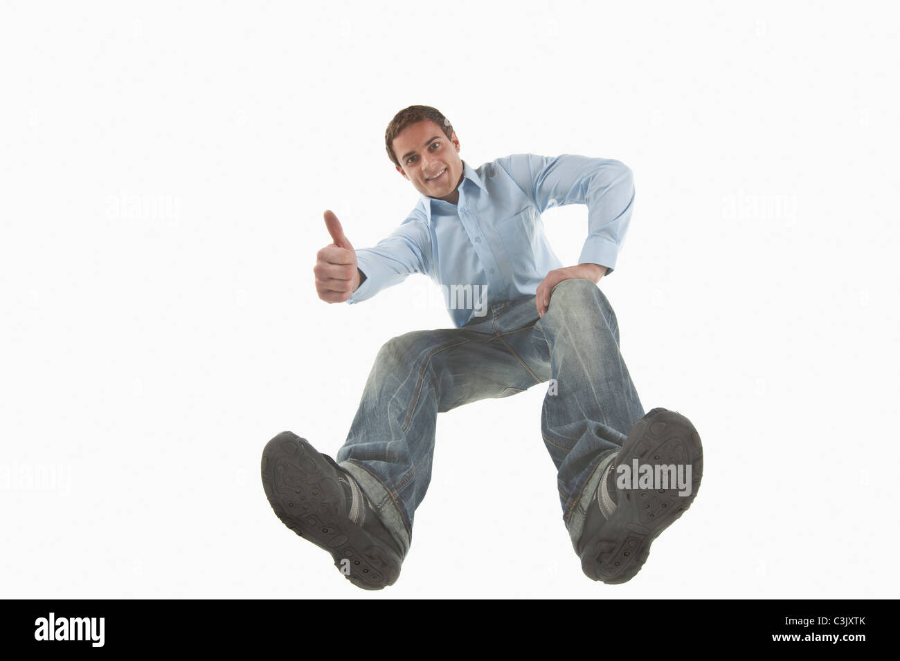 Young man standing full Cut Out Stock Images & Pictures - Alamy