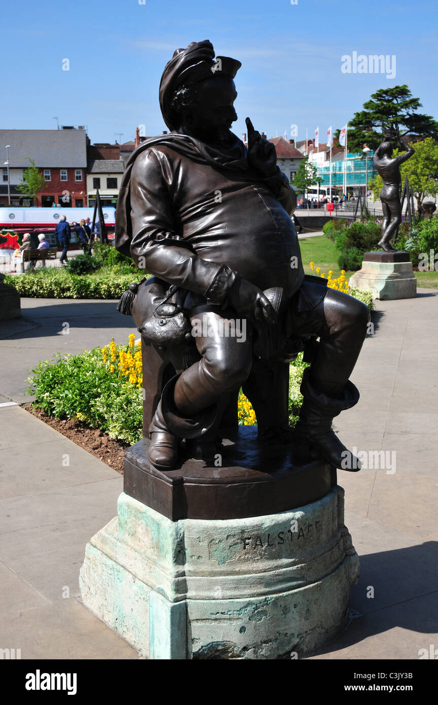 Falstaff statue, Bancroft Gardens, Stratford upon Avon, Warwickshire ...
