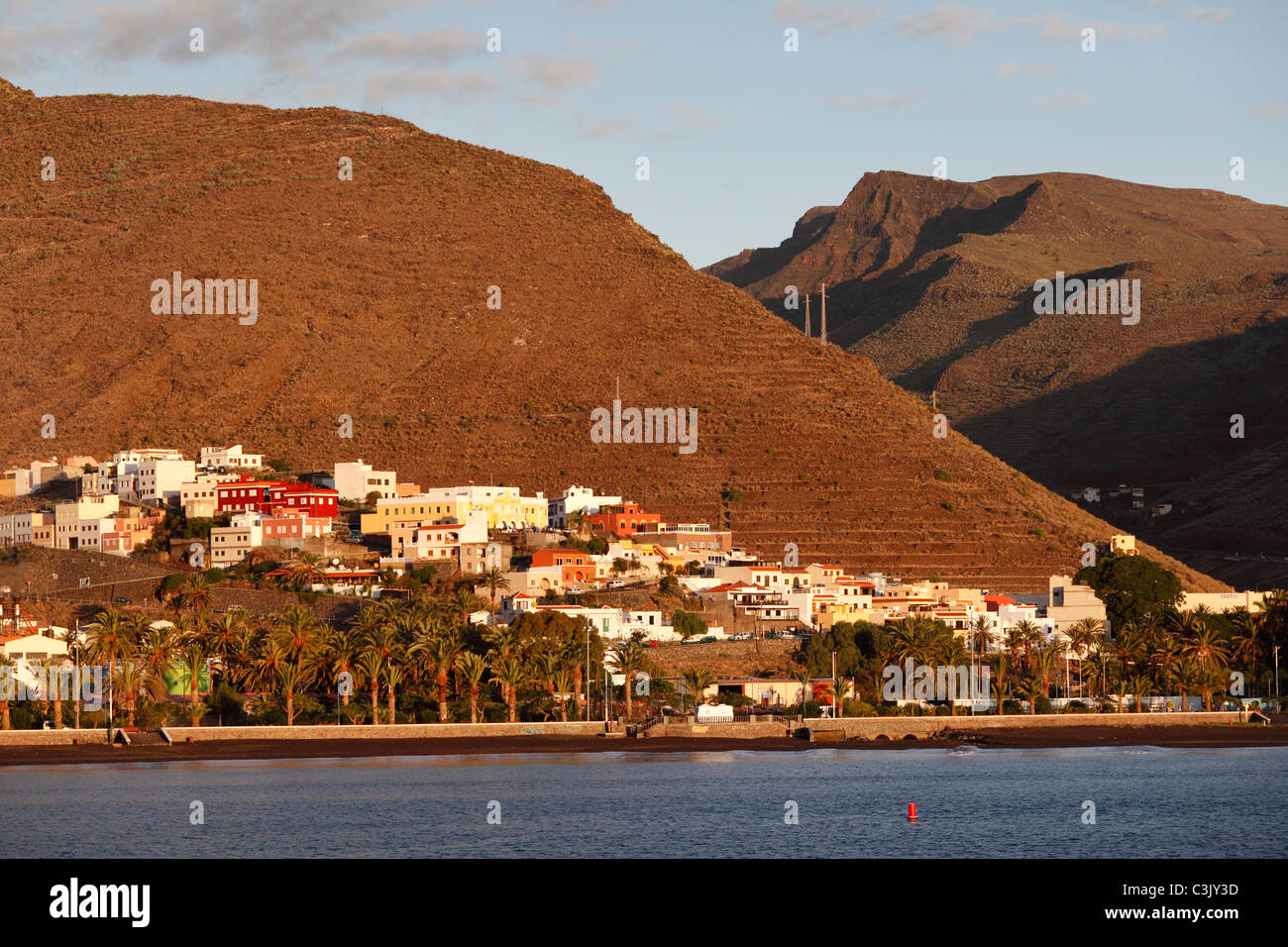 Spain, Canary Islands, La Gomera, San Sebastian, View of el calvario ...