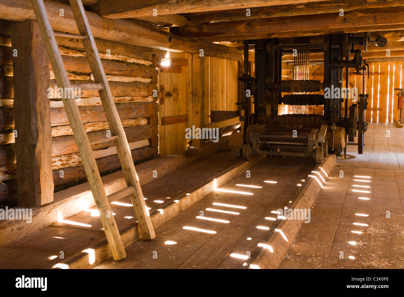 Old water-powered sawmill Stock Photo - Alamy