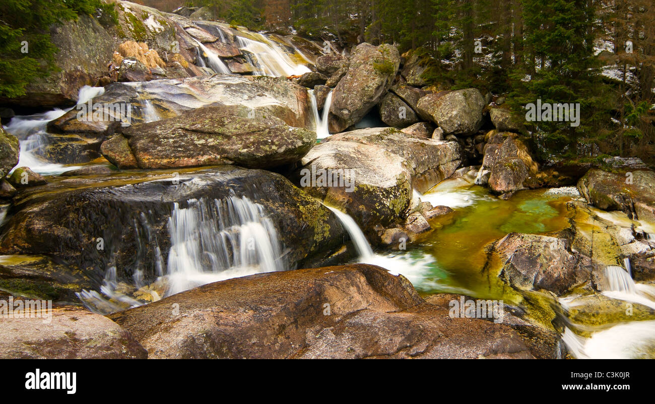 Stone cascade hi-res stock photography and images - Alamy