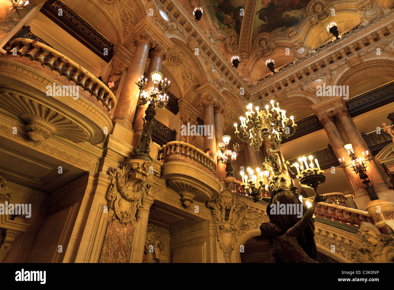 Interior opera garnier paris hi-res stock photography and images - Alamy