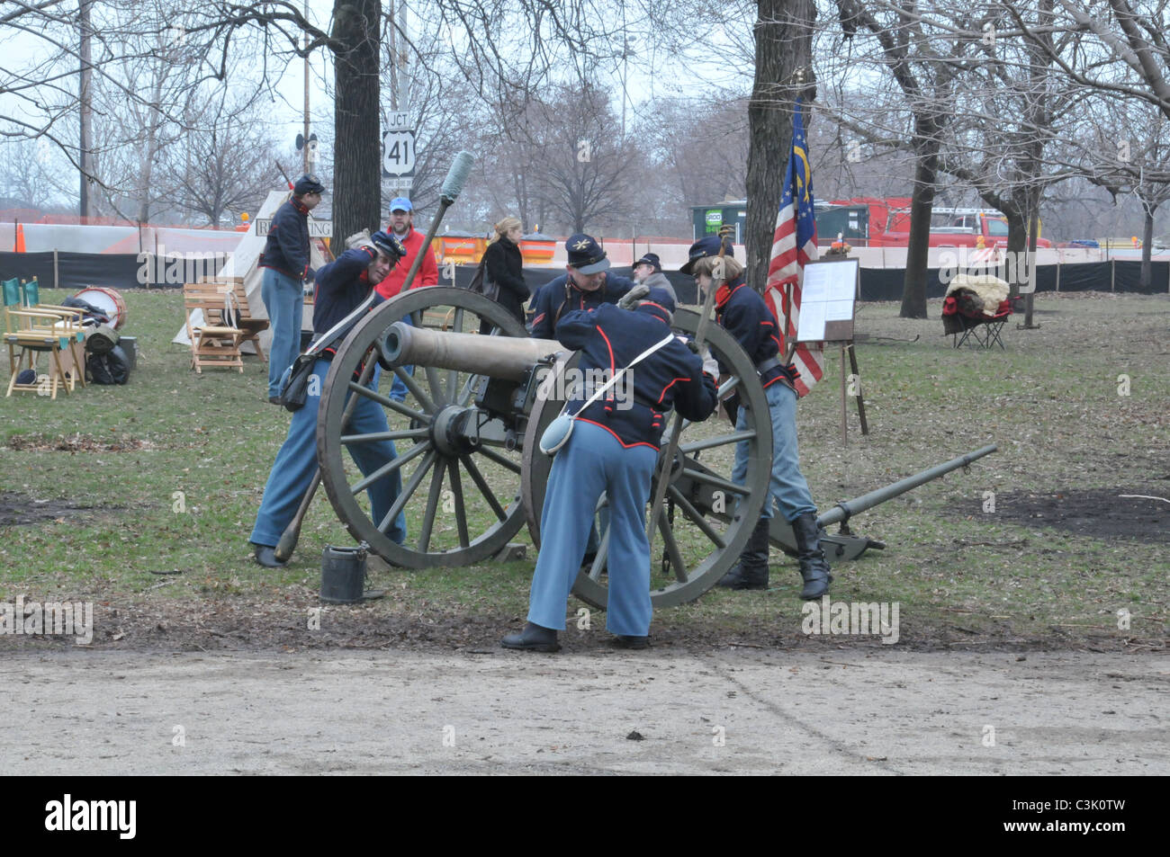 Union Soldiers American Civil war Stock Photo - Alamy