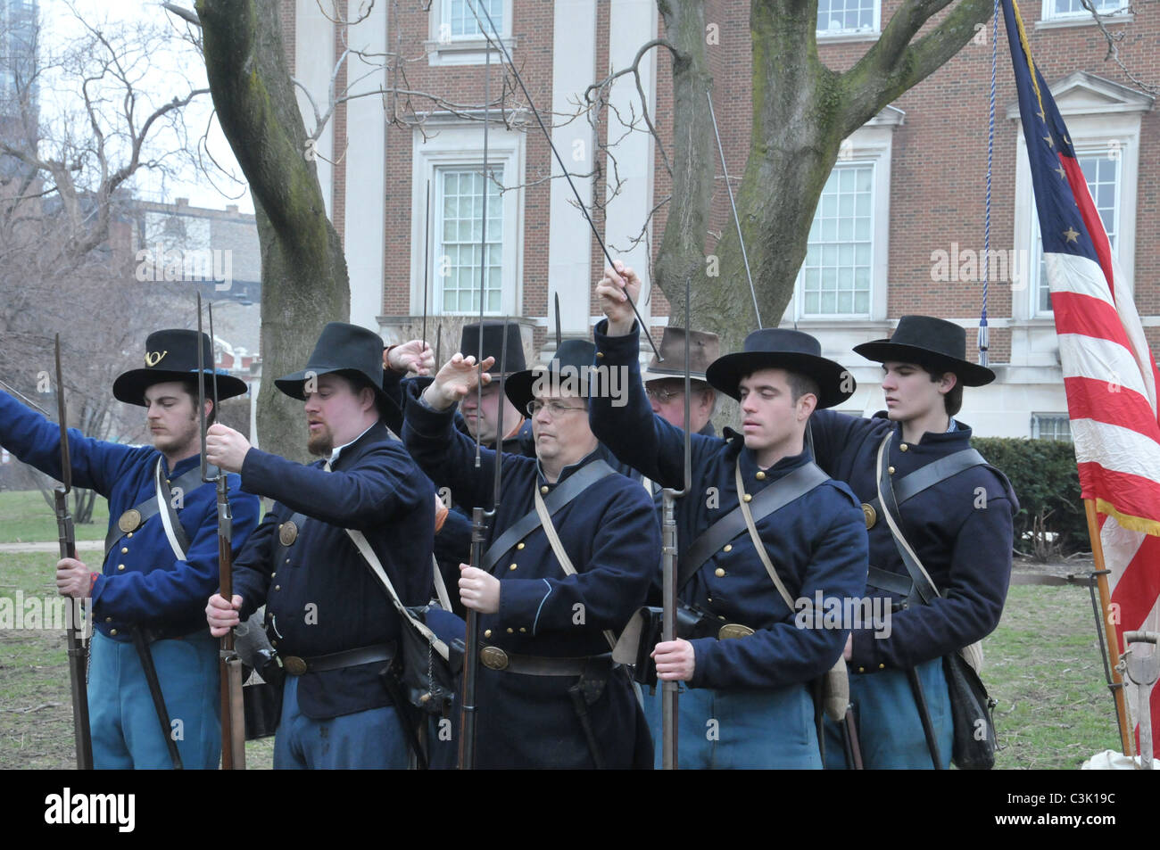 Union Soldiers American Civil war Stock Photo - Alamy
