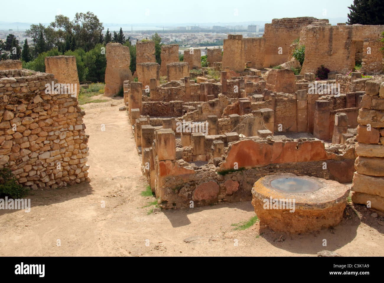 Archaeological site of carthage ruins hi-res stock photography and ...