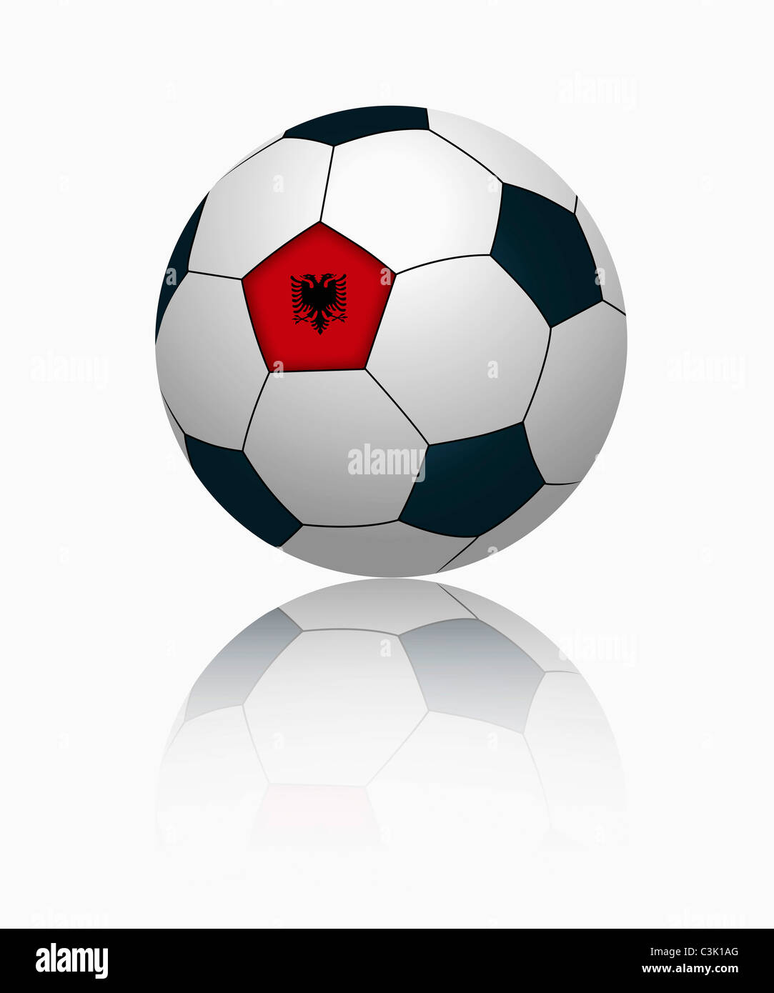 Albanian soccer ball Cut Out Stock Images & Pictures - Alamy
