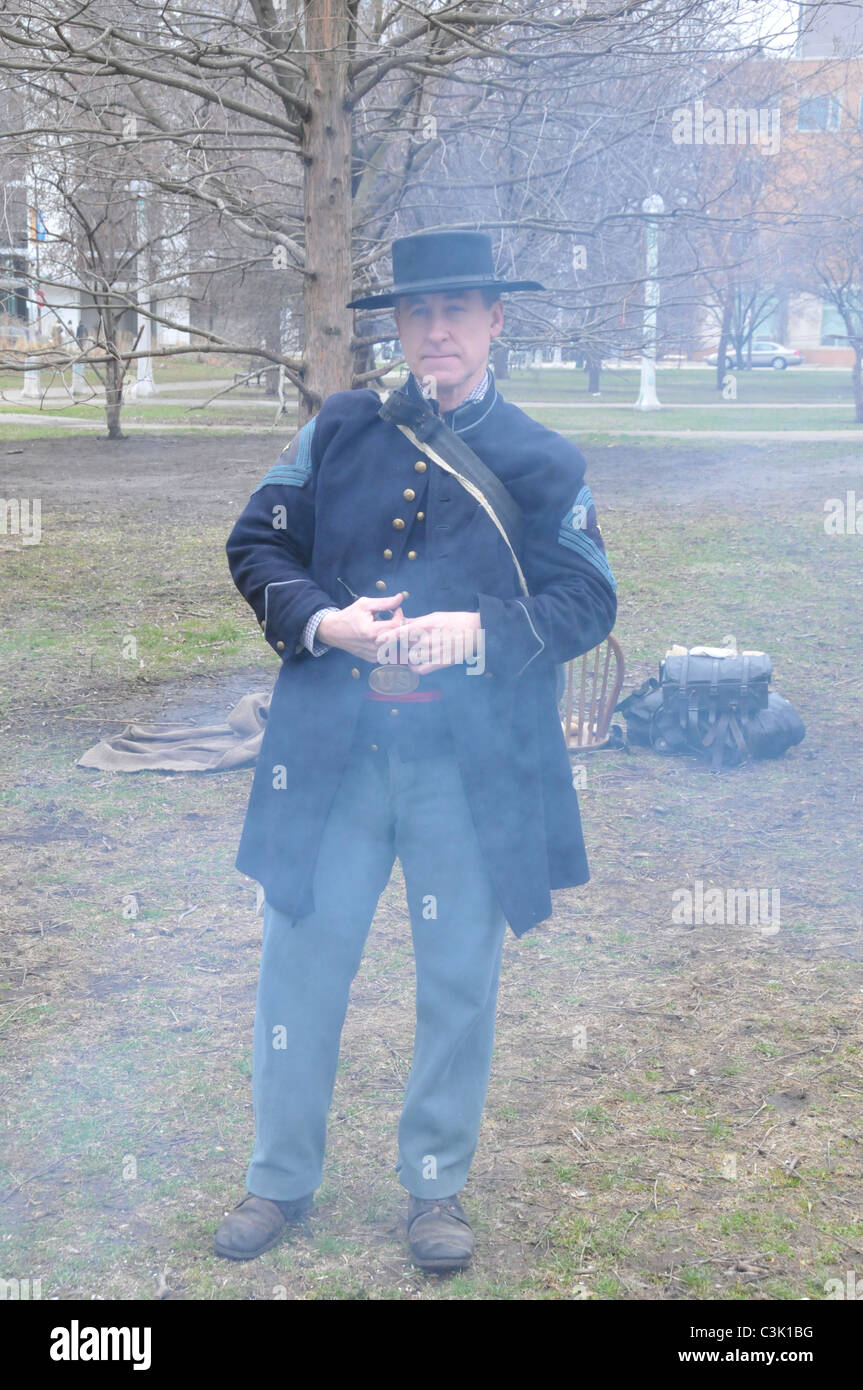 Union Soldiers American Civil war Stock Photo - Alamy