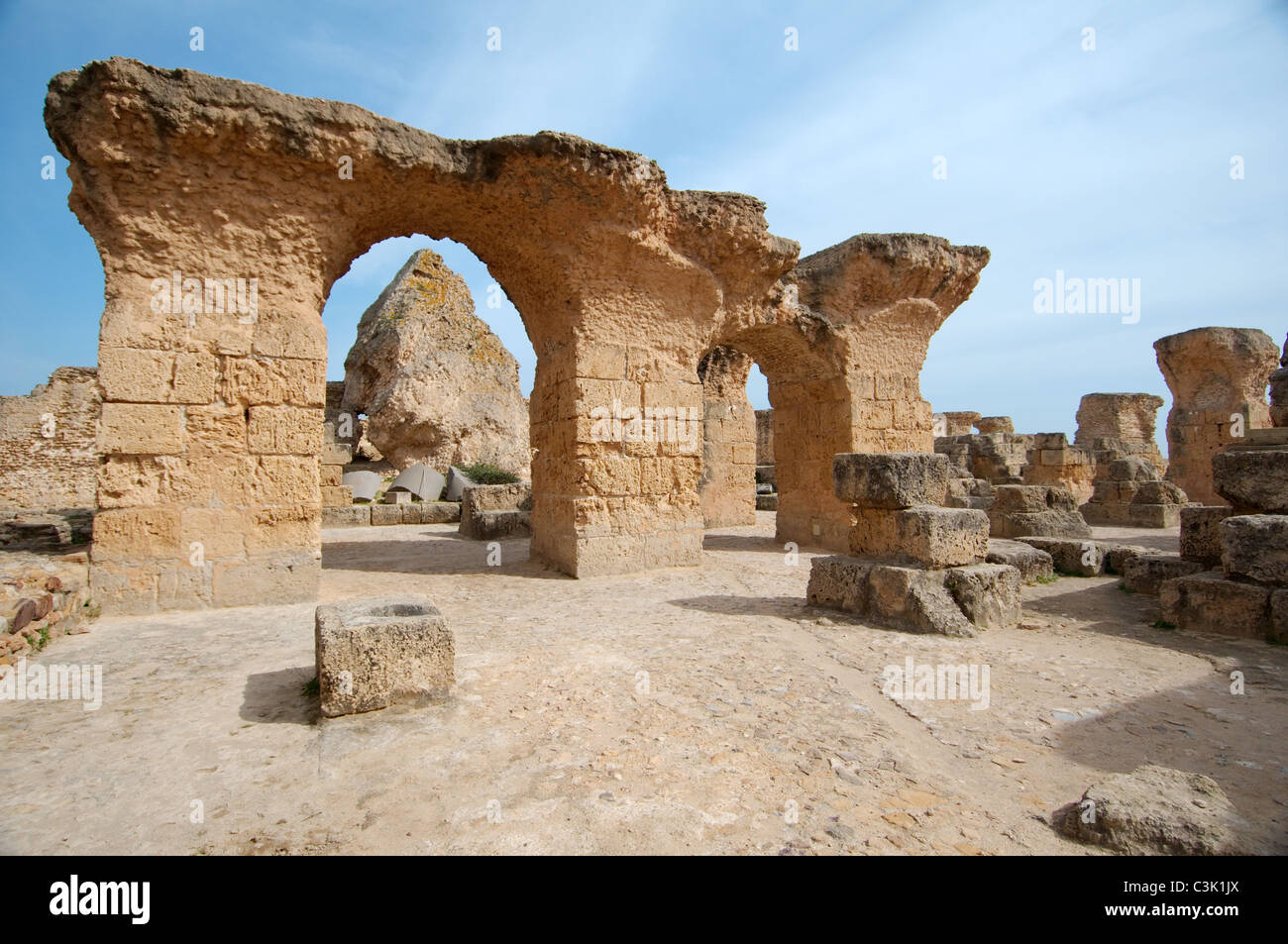Ancient Carthage, antique city, Tunisia, Africa Stock Photo - Alamy