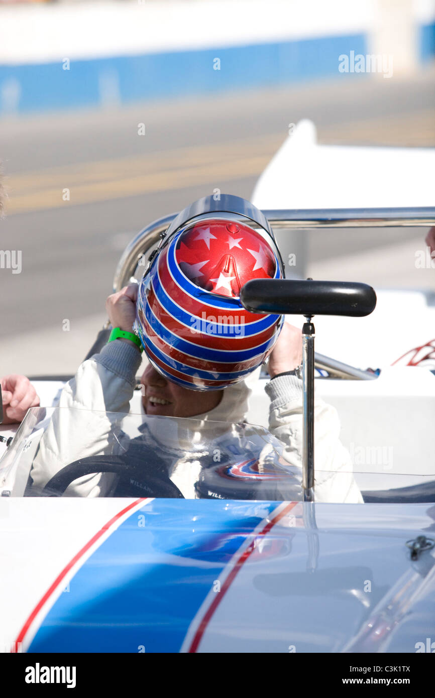 Race Car Driver Helmet Silhouette