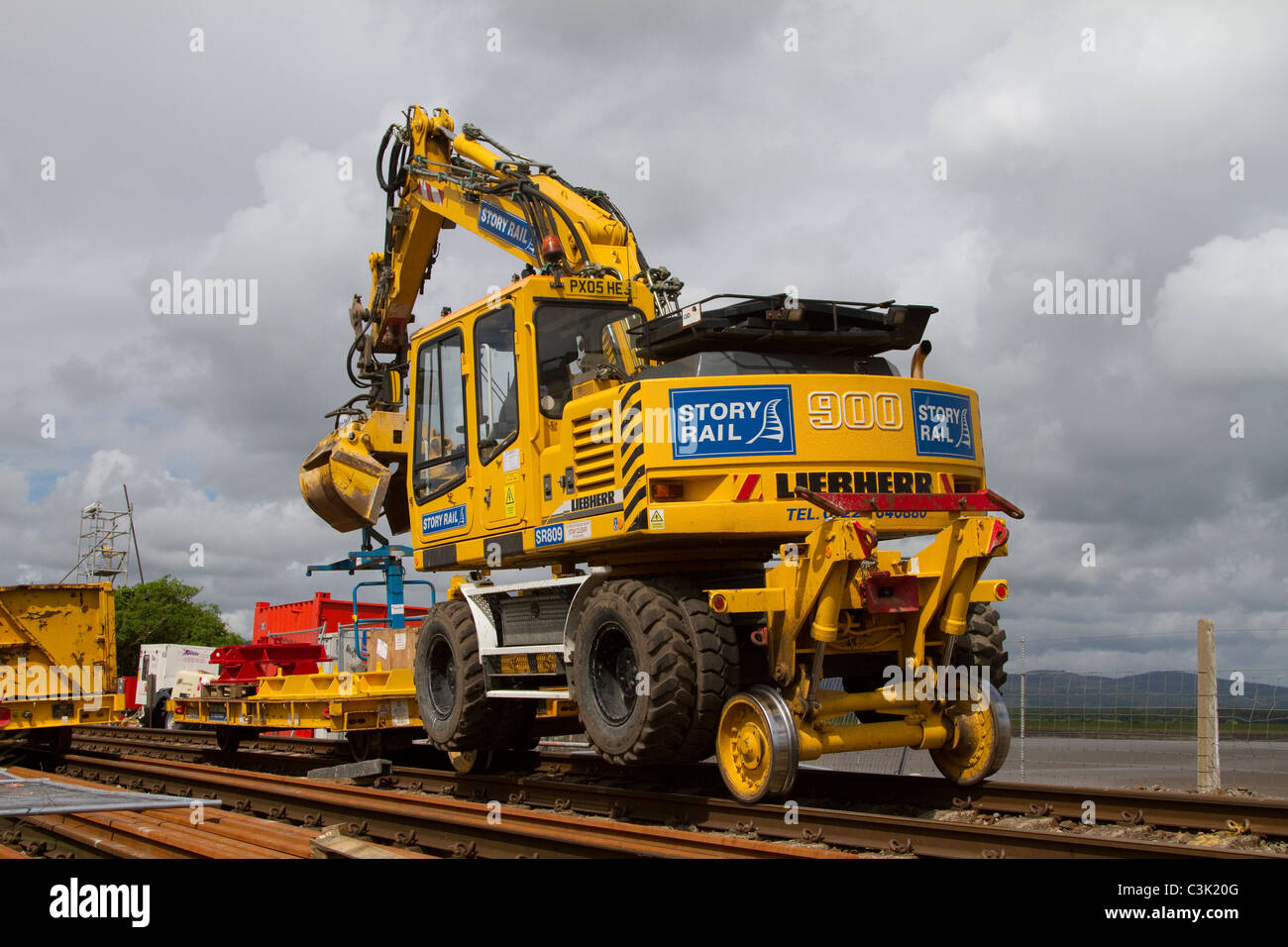 Story Rail Liebherr A 900 C ZW Hydraulic Excavator Track renewals to ...