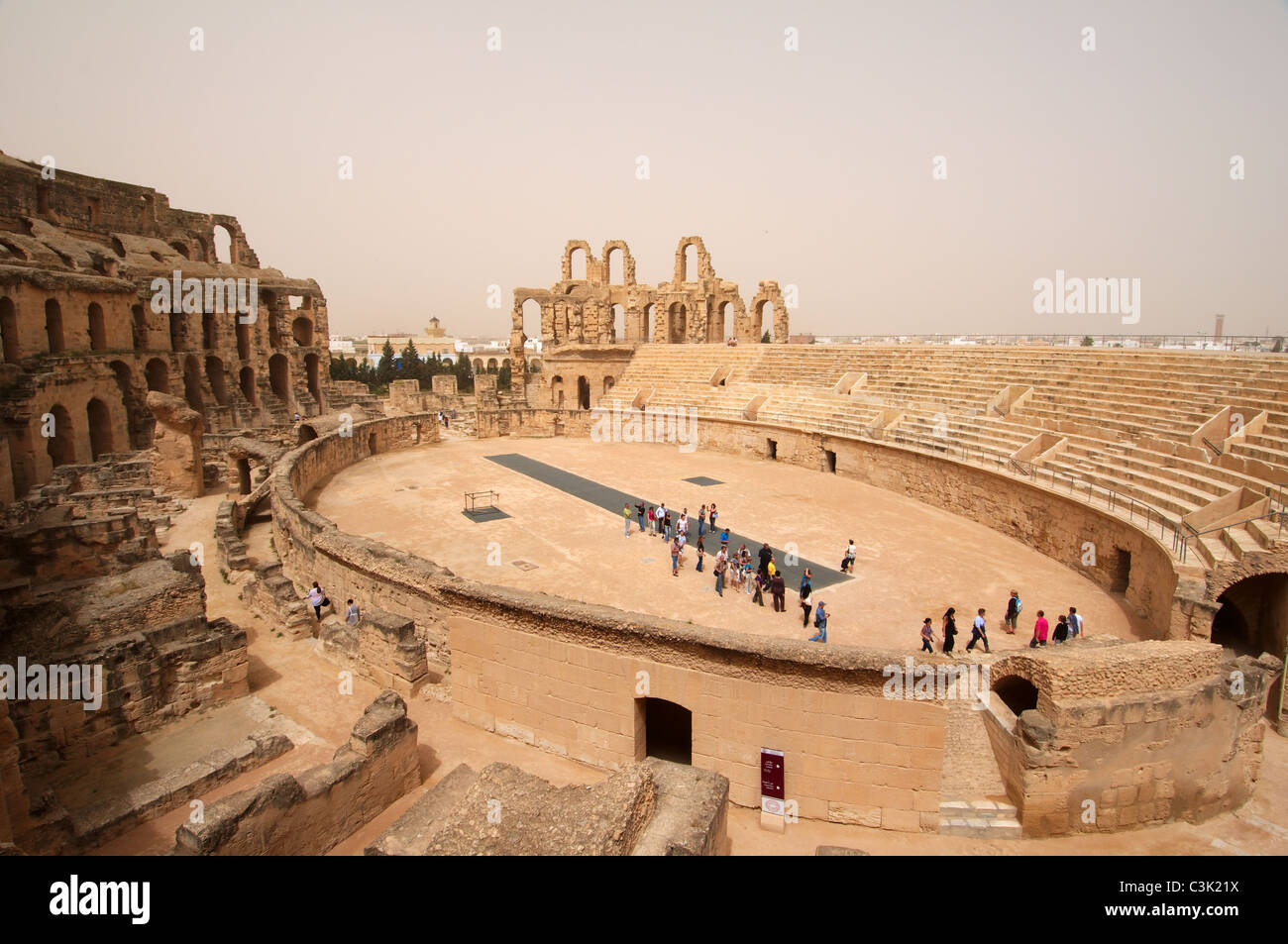 Amphitheatre of El Jem Stock Photo - Alamy