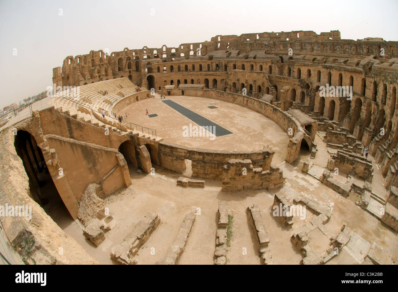 Tunisia ruins roman amphitheatre el jem hi-res stock photography and ...