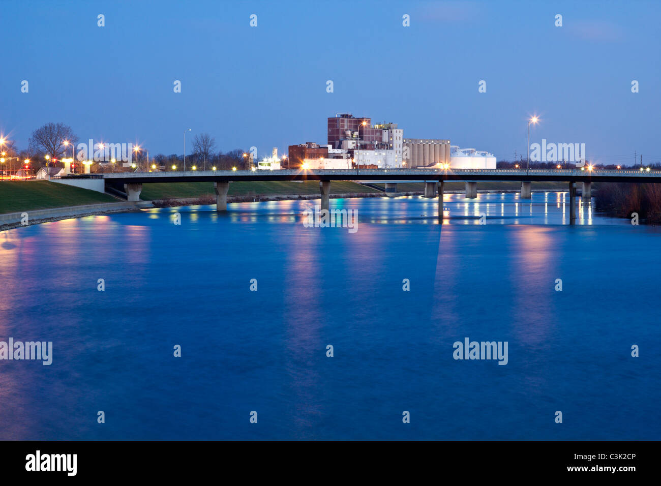 Bridge in Indianapolis, Indiana Stock Photo - Alamy