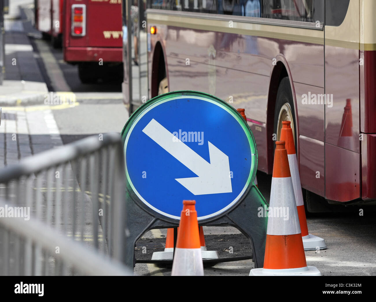 Double hazard sign hi-res stock photography and images - Alamy