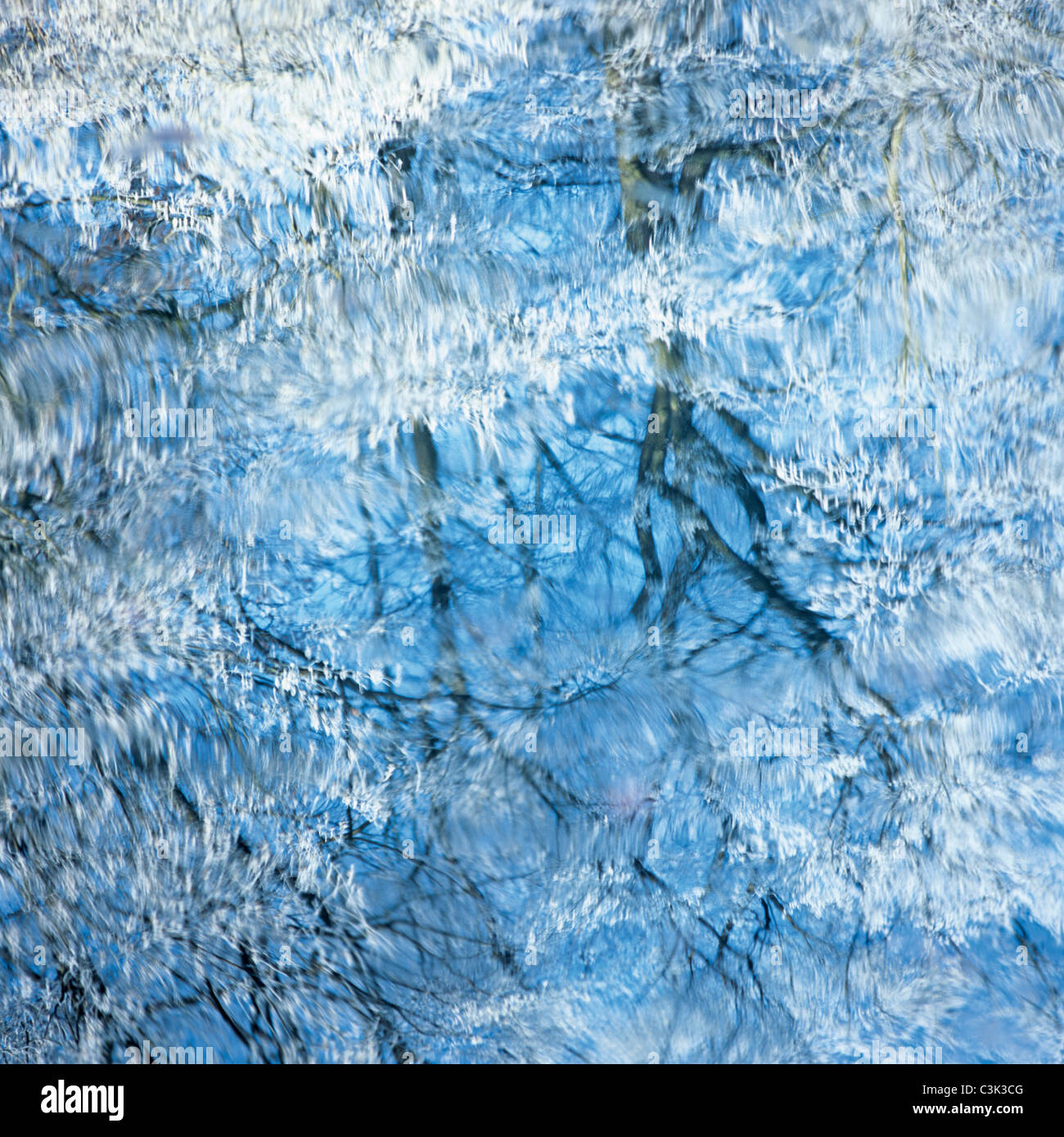 Reflection of tree in water Stock Photo - Alamy